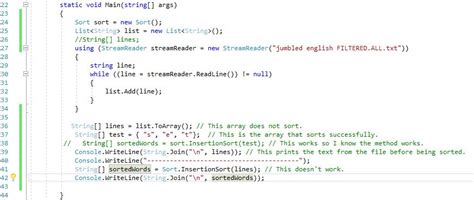 C Trying To Write My Void Method As A String Array Method Stack