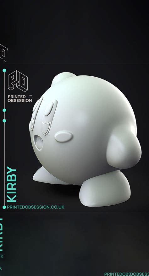 Kirby Wave Kirbys Adventure Fan Art 3d Model By Printedobsession