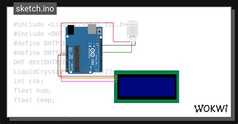 Suhu Dan Kelembaban Wokwi Esp32 Stm32 Arduino Simulator