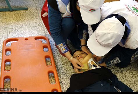 ایرنا کرجبیستمین مانور سراسری زلزله وایمنی در دبیرستان دخترانه فاطمه