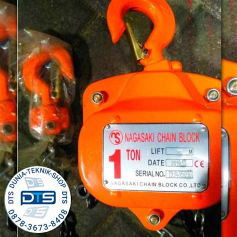Promo Chain Block 1 Ton 10 Meter Ori Nagasaki Japan Chainblock Takel Manual Diskon 23 Di Seller