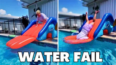 Slip Slide And Fail Funniest Water Fails Video Youtube