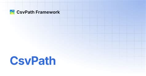 Csvpath Automated Csv And Excel Ingestion And Validation For Data