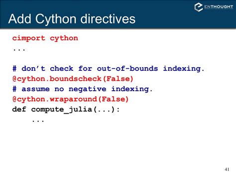 Ppt Cython Powerpoint Presentation Free Download Id1887925