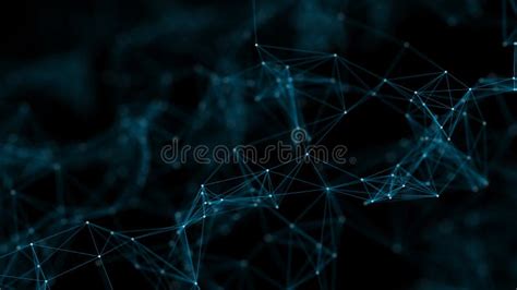 Data Technology Background Big Data Visualization Connecting Dots And Lines Science