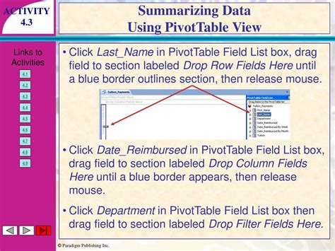 Summarizing Data And Calculating In Forms And Reports Section 4 Ppt Download