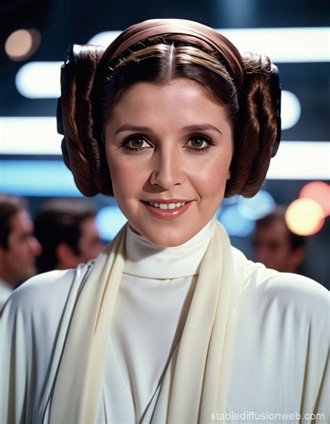 Happy Princess Leia In A Hijab Stable Diffusion Online