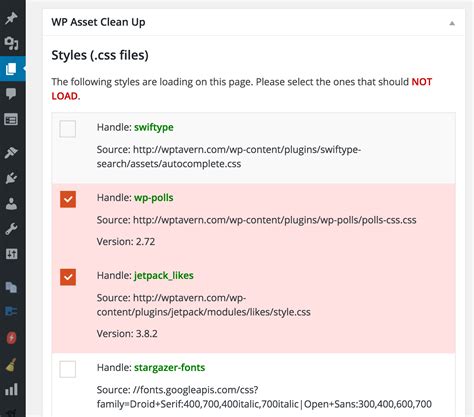 Wp Asset Clean Up Plugin Removes Unused Styles And Scripts Wp Tavern