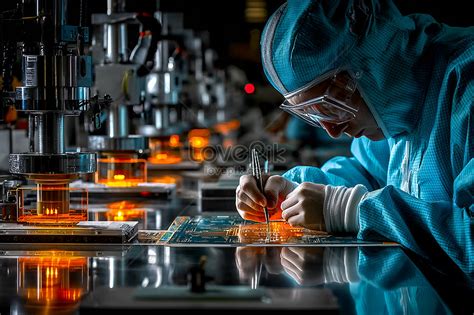 회로 용접 작업자