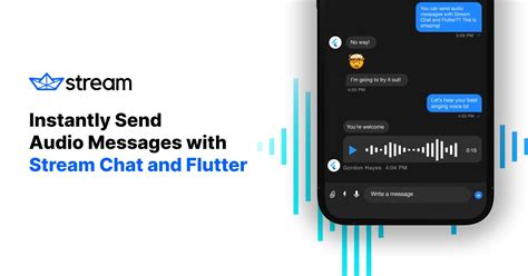 Sending Audio Messages Voice Notes With Flutter