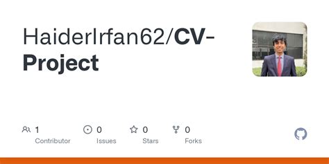 Github Haiderirfan Cv Project