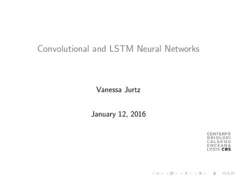 Pdf Convolutional And Lstm Neural Networks Cbsbackpropagation I