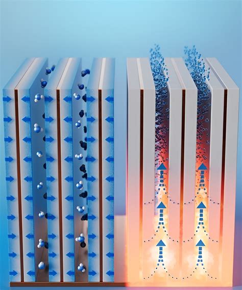 Small Adsorbent Fins Collect Humidity And Release The Liquid When Heated