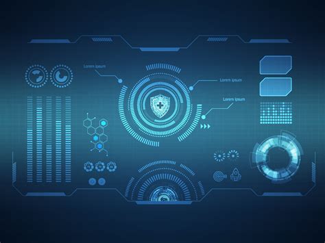 Abstract Futuristic Hud Display Interface Sci Fi Technology 3360304 Vector Art At Vecteezy