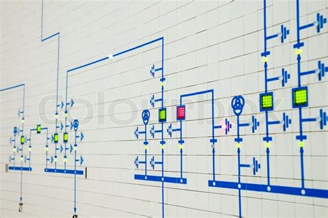 Bestandteil der modernen Elektro- Schema ... | Stock Bild | Colourbox