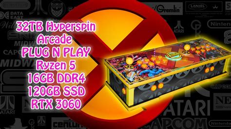 Ultimate Plug N Play Arcade Mini Pc Build Xmen Design MAME Sharkade