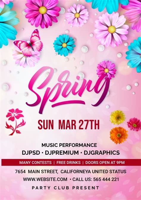 Spring Fling Template Postermywall