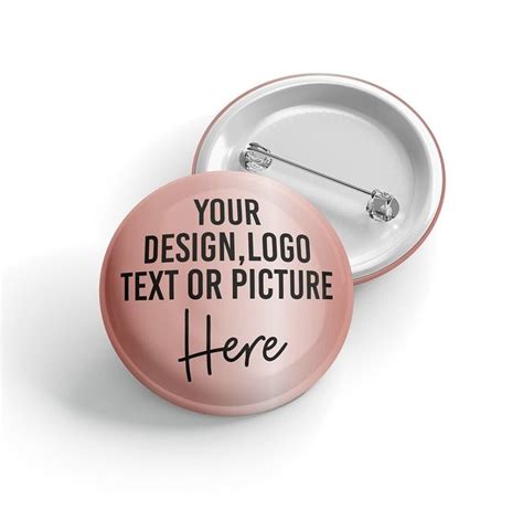 38mm Custom Badges Personalised Badge Design Your Own Badge Logo