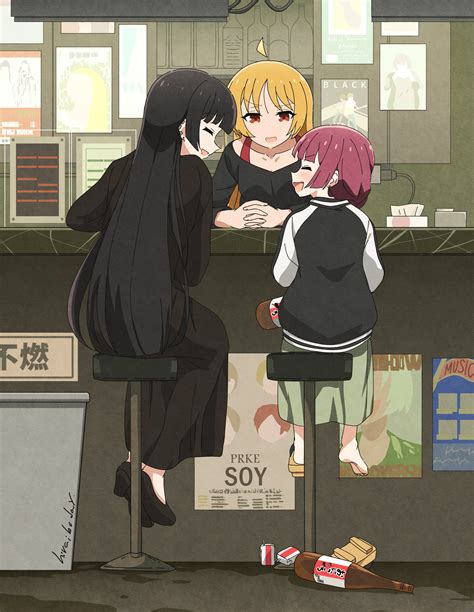 Hiroi Kikuri Ijichi Seika And Pa San Bocchi The Rock Drawn By