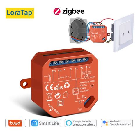Loratap Zigbee Curtain Switch Module For Roller Shutter Blind Motor Diy Tuya Smart Home By