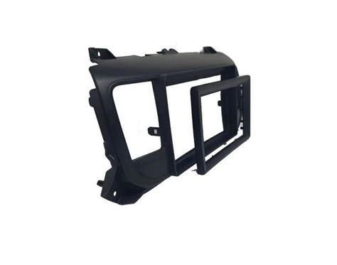 Moldura 9 E 7 Polegadas Peugeot Expert Citroen Jumpy Preta 4997