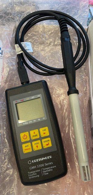 Luftfeuchte Temperatur Und Strömungsmessgerät Inkl Sonde Neu Und
