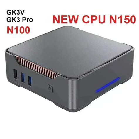 Мини-ПК N150 SZBOX GK3V GK3 Pro N100 Мини-ПК 8 ГБ 256 ГБ Windows 11 Pro ...