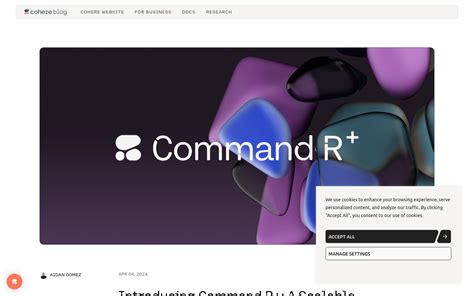 Command R 使用入口地址 Ai网站最新工具和软件app下载