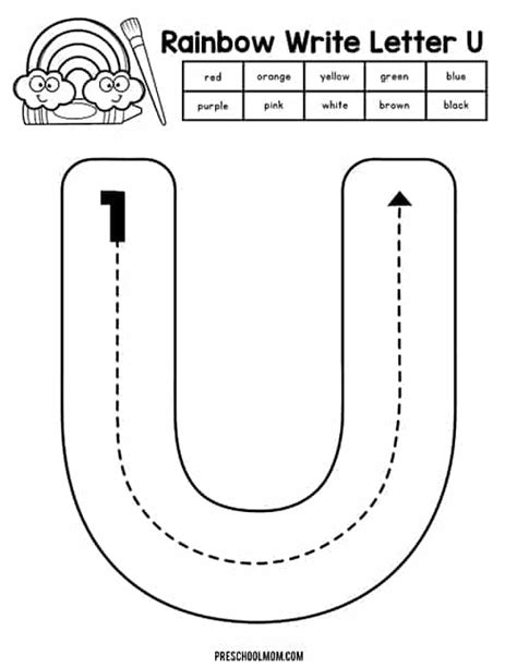 Letter U Preschool Printables Preschool Mom Worksheets Library