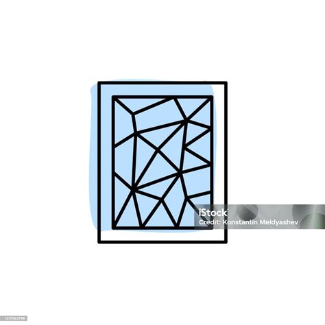 역사 세트의 컬러 섀도우 벡터 아이콘이 있는 스테인드 글라스 0명에 대한 스톡 벡터 아트 및 기타 이미지 0명 그림자