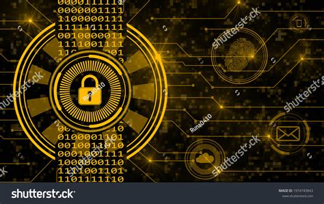 Secure Technology Concept Padlock Binary Code Stock Illustration 1974743843 Shutterstock