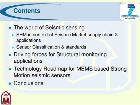 Ppt “mems Based Seismic And Vibration Sensors In Building And Structural Health Monitoring