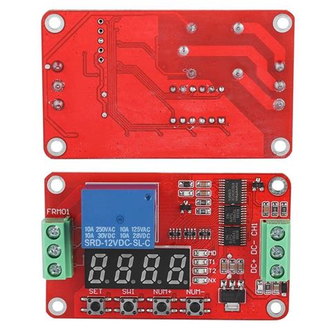 Multifunction Dc 12v Frm01 Timer Module Relay Module Cycle Self Locking Delay Gb 813509632883 Ebay