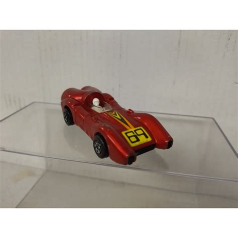 Turbo Fury Dark Red Mb69 Rola Matics Superfast 163apx 164 Matchbox