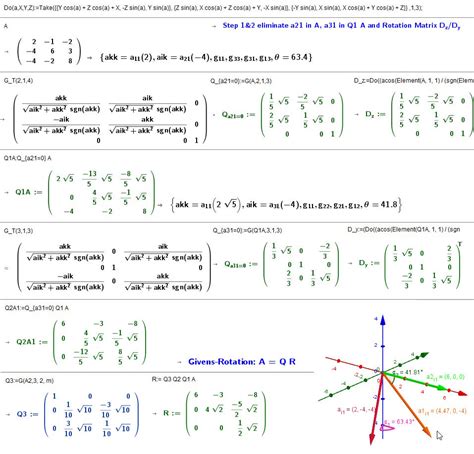 Givens Rotation Efficient Realization Of Givens Rotation Through