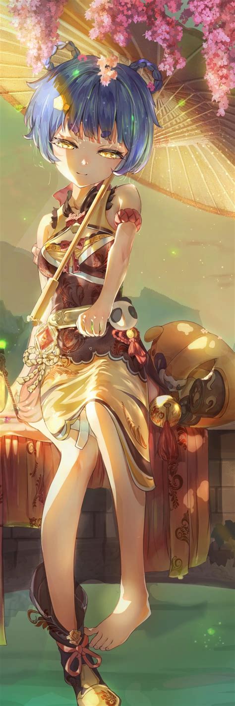 X Xiangling K Genshin Impact X Resolution Wallpaper