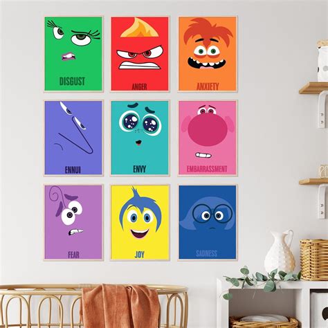 Bigwig Prints Inside Out Character Wall Art India Ubuy