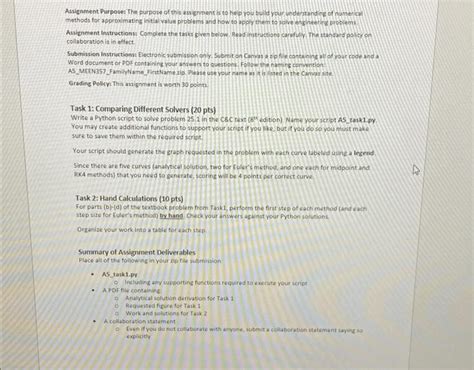 Solved Assignment Purpose The Purpose Of This Assignment Is