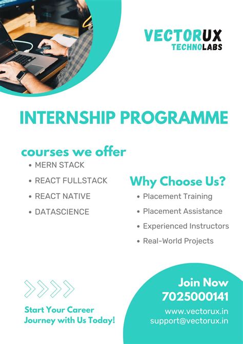 Vectorux Technolabs On Linkedin Internship Mernstack Developer
