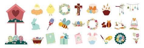 Easter Elements Vector Art Icons And Graphics For Free Download
