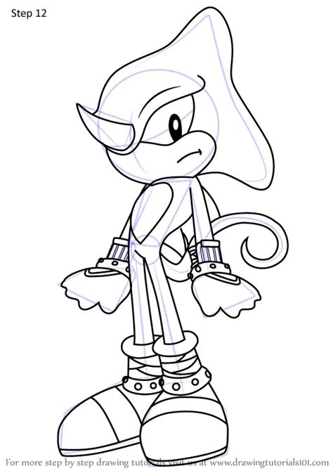 Sonic Espio Pages Coloring Pages