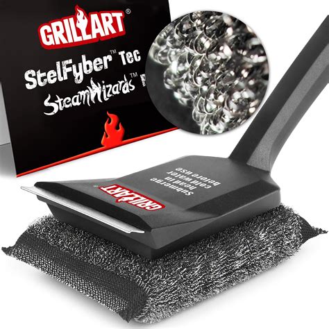 Brookstone Motorized Grill Brush With Heavy Duty Steam