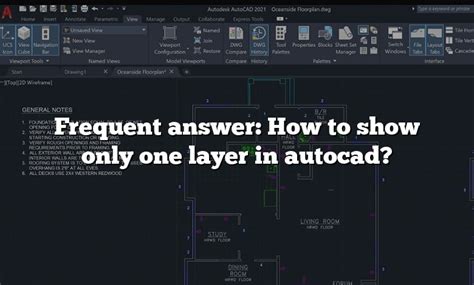 Frequent Answer How To Show Only One Layer In Autocad