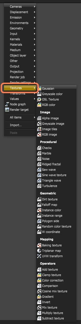Working With OctaneRender Textures