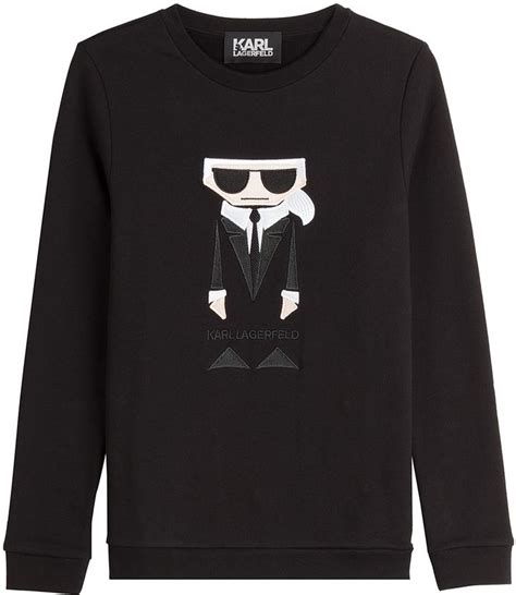 Karl Lagerfeld Paris Kocktail Cotton Sweatshirt - ShopStyle | Карл ...