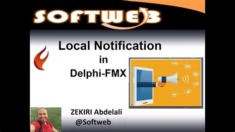 Notification Local In Delphi Fmx تنبيهات النظام في الدلفي Youtube
