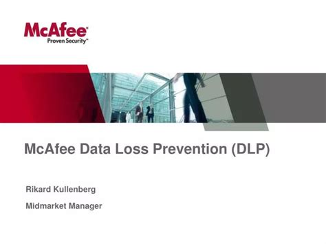 PPT McAfee Data Loss Prevention DLP PowerPoint Presentation Free Download ID