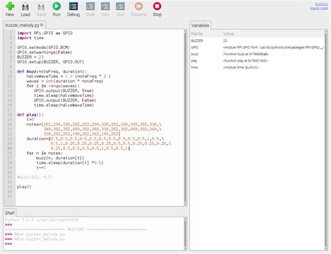 Buzzer On Raspberry Pi Playing A Melody Freva