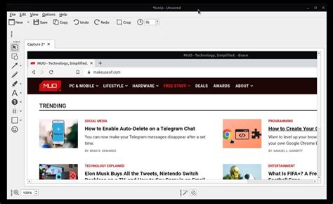 how to use ksnip to capture and annotate screenshots on linux