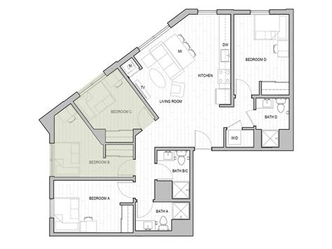 4x3 4 Bed Apartment Identity Dinkytown